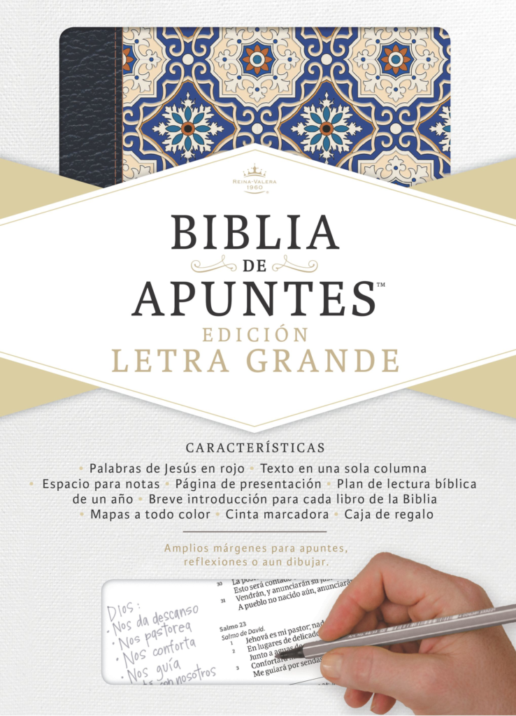 Biblia de apuntes - Edicion letra grande - RVR1960 - Piel Negro ...