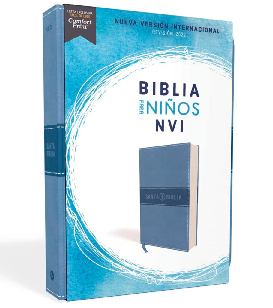 Biblia para Niños Revisión 2022 - NVI - Azul Celeste - Comfort Print ...