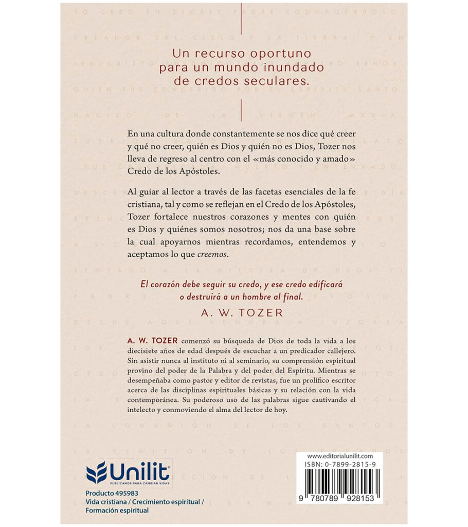 El Credo de los Apostoles | Libreria Peniel